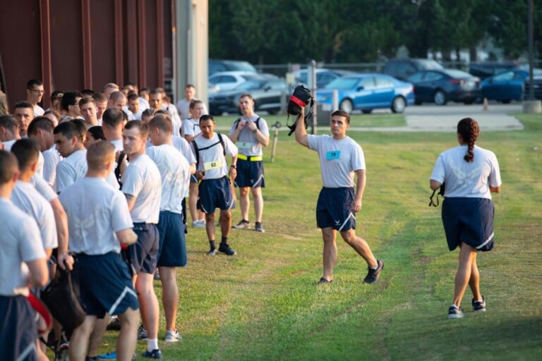 Air Force Fitness Test Scores - Age 45-49 - Male & Female
