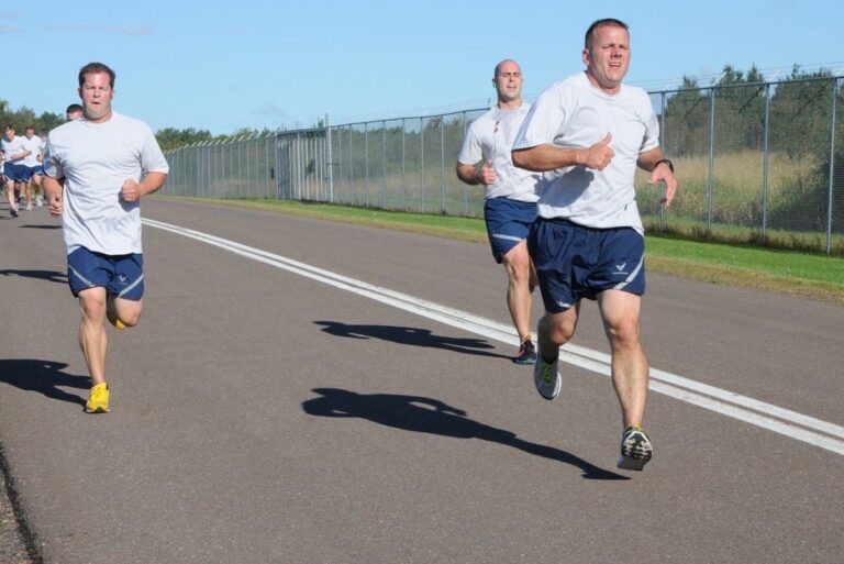 Air Force Fitness Test Scores - Age 55-59 - Male & Female
